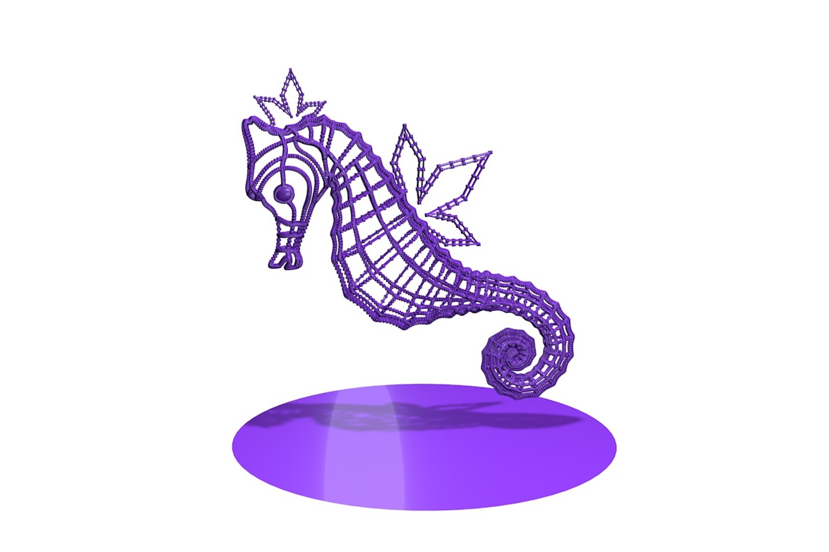 3D sea horse model - TurboSquid 1459846