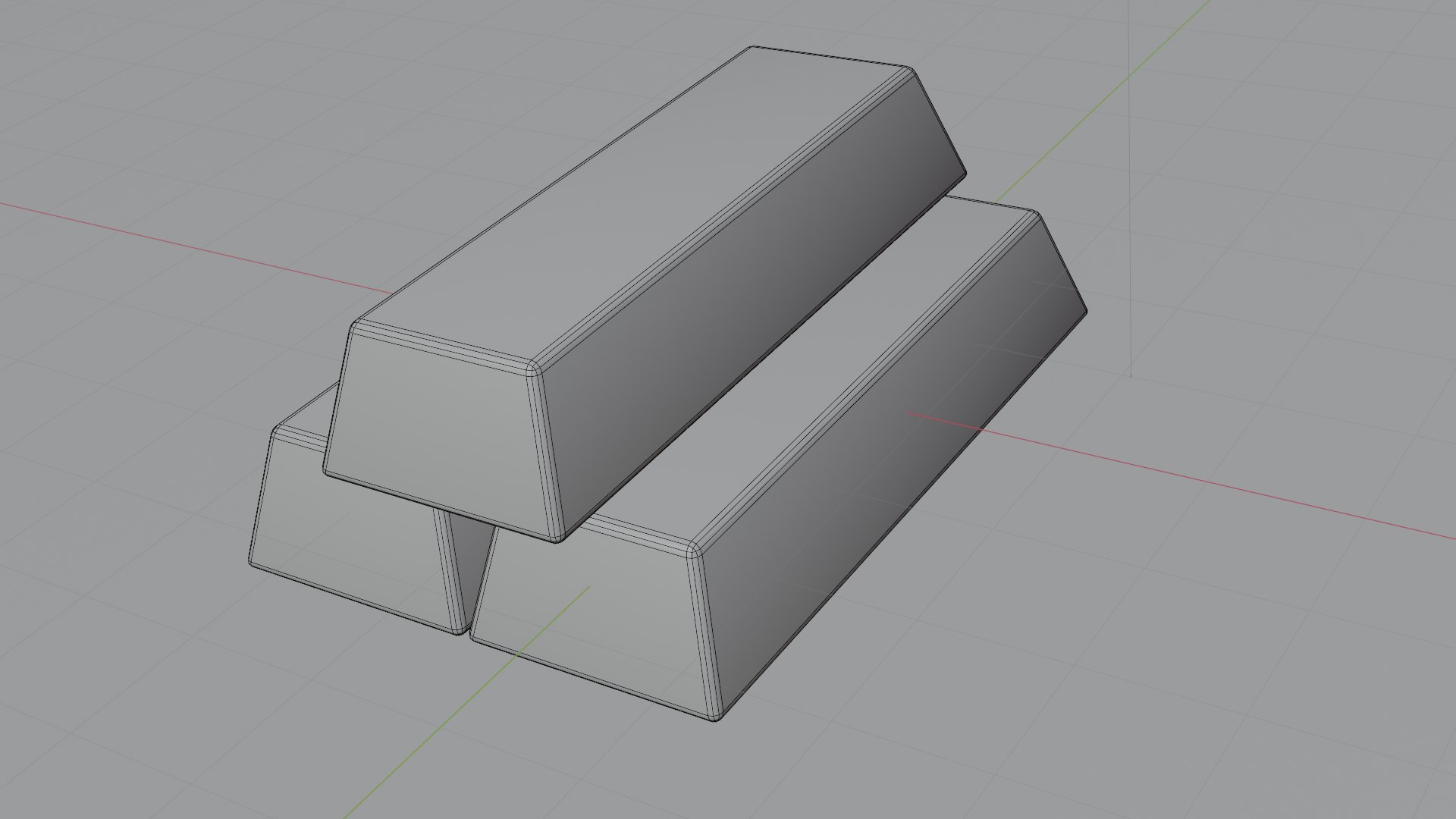 3D Gold Ingot Low Poly - TurboSquid 2067881