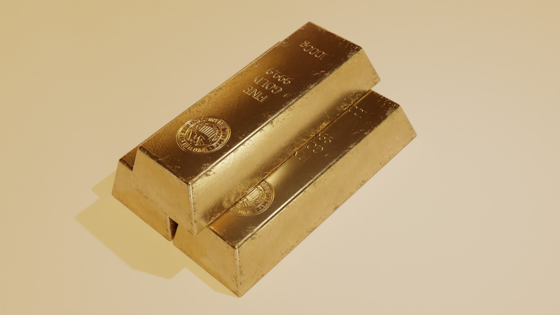 3D Gold Ingot Low Poly - TurboSquid 2067881