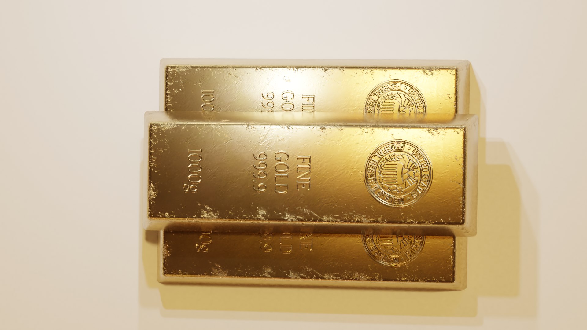 3D Gold Ingot Low Poly - TurboSquid 2067881