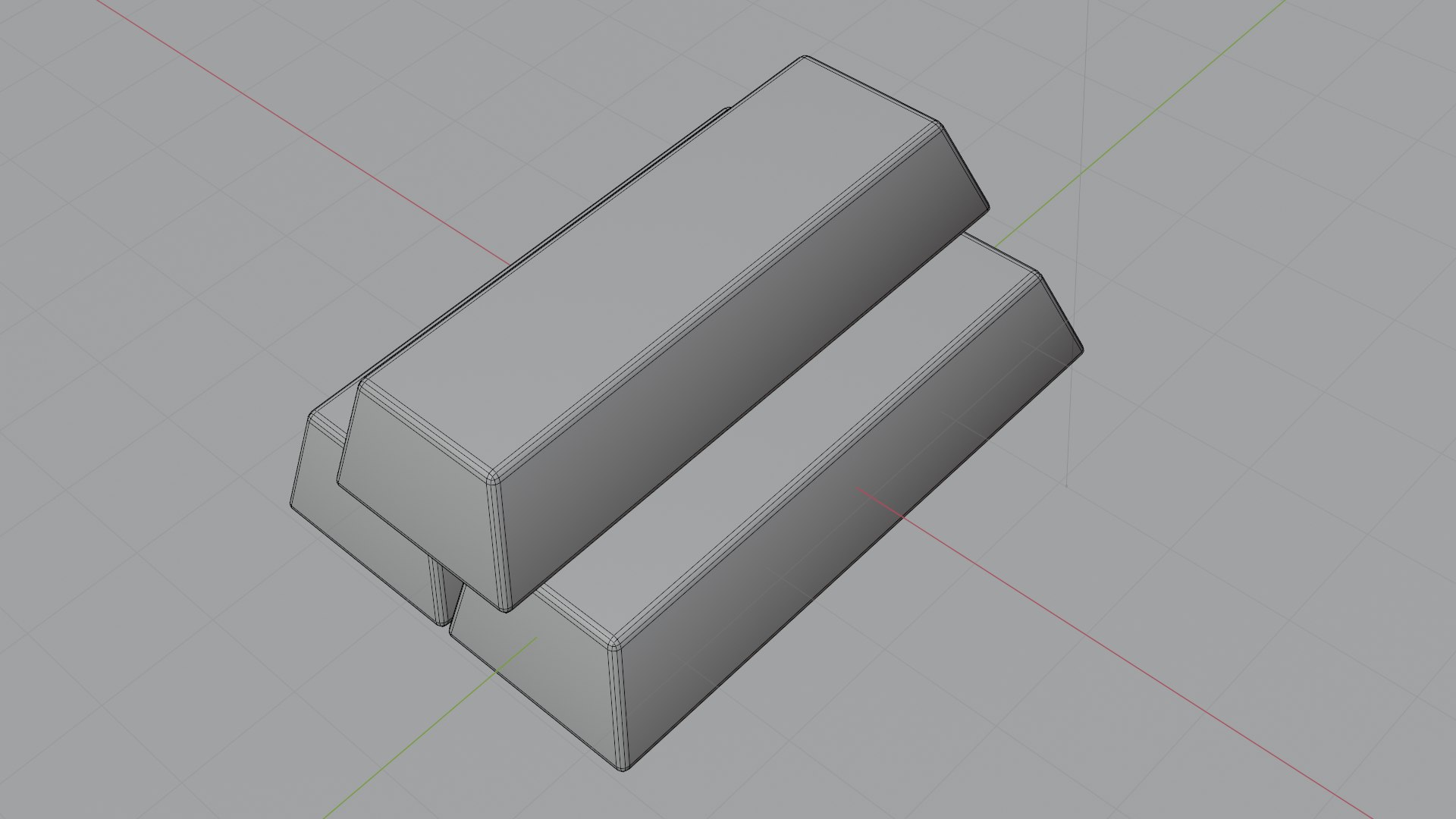 3D Gold Ingot Low Poly - TurboSquid 2067881