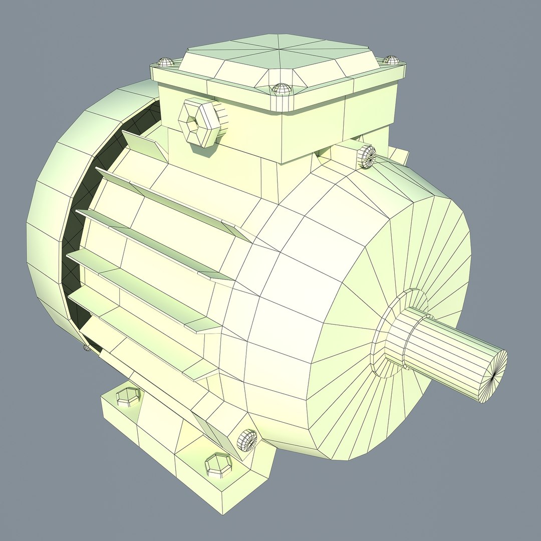 3D Electric Motor - TurboSquid 1462521