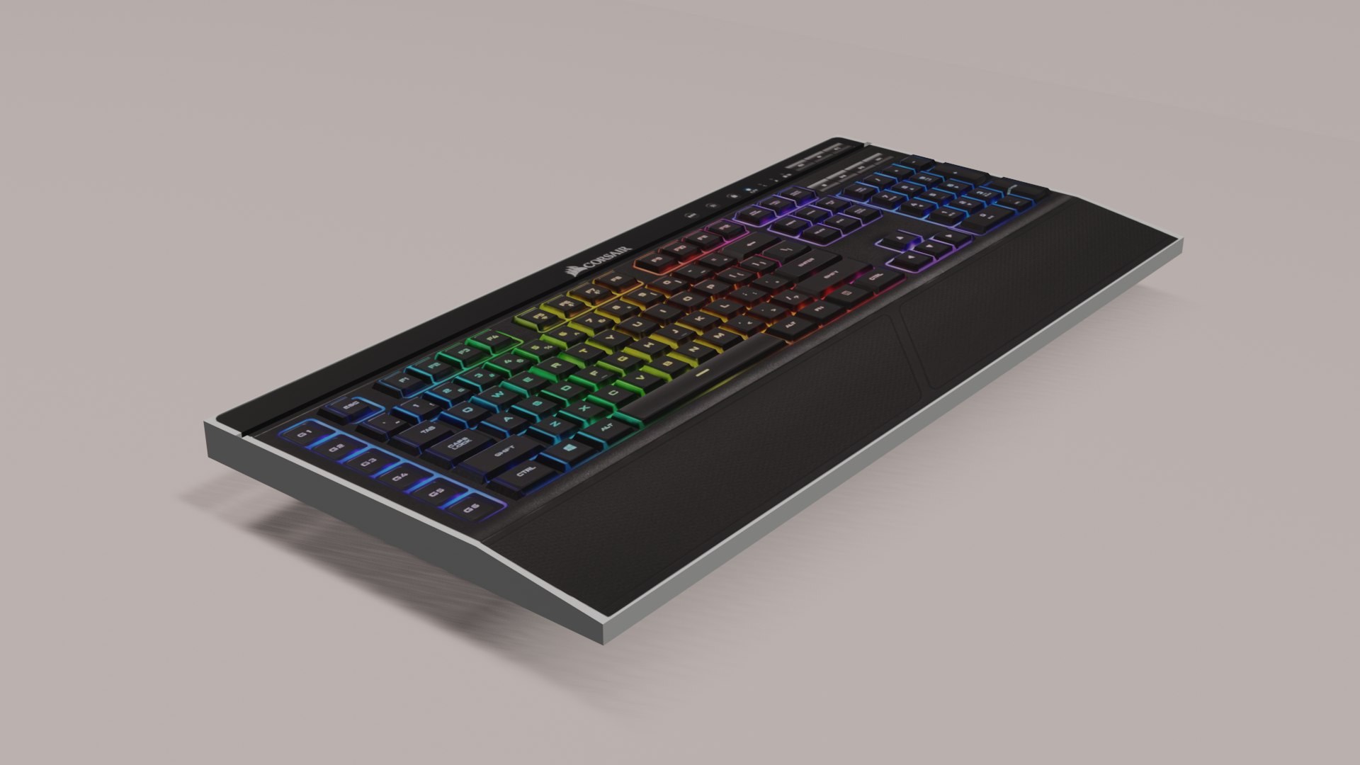 3D model gaming low-poly keyboard - TurboSquid 1712275