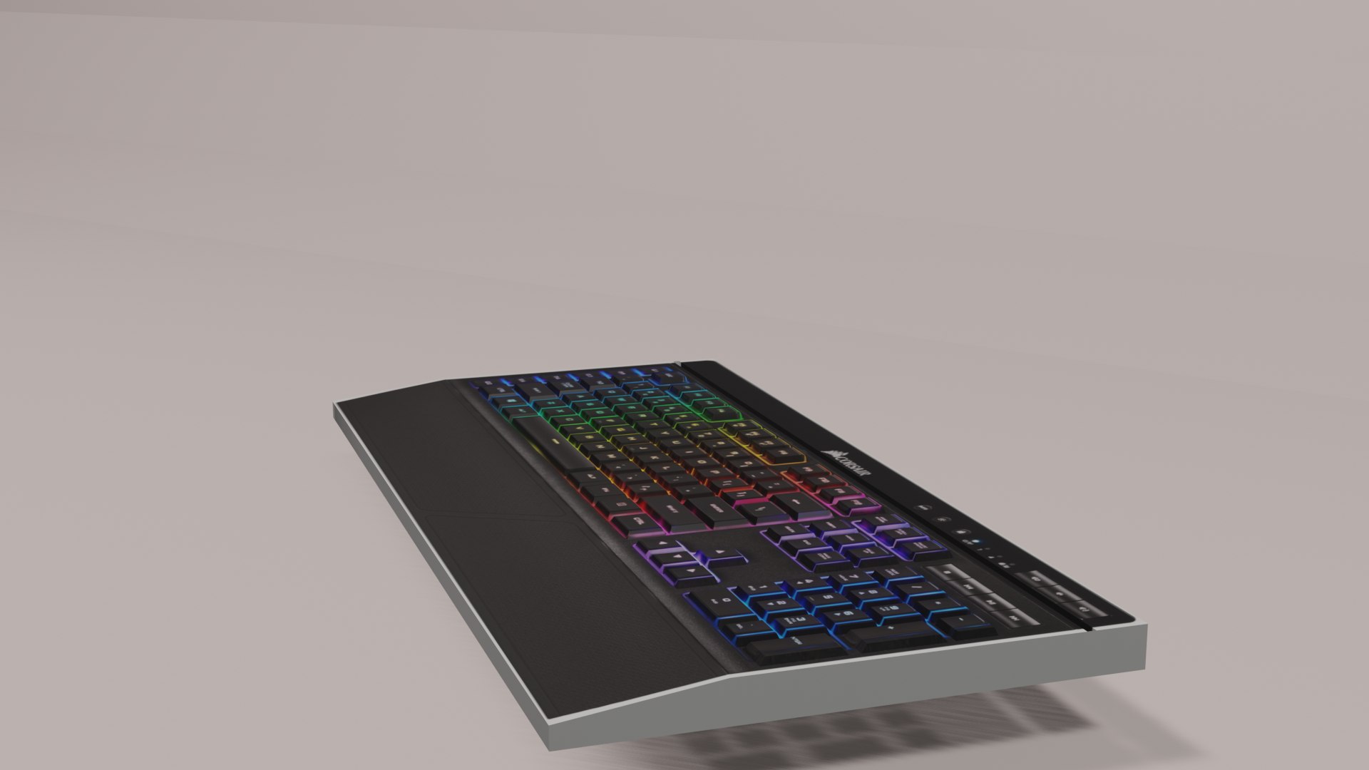 3D model gaming low-poly keyboard - TurboSquid 1712275
