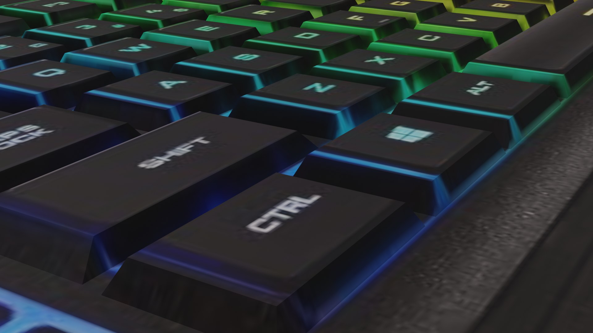 3D model gaming low-poly keyboard - TurboSquid 1712275