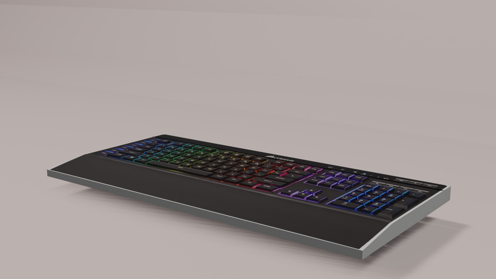 3D model gaming low-poly keyboard - TurboSquid 1712275