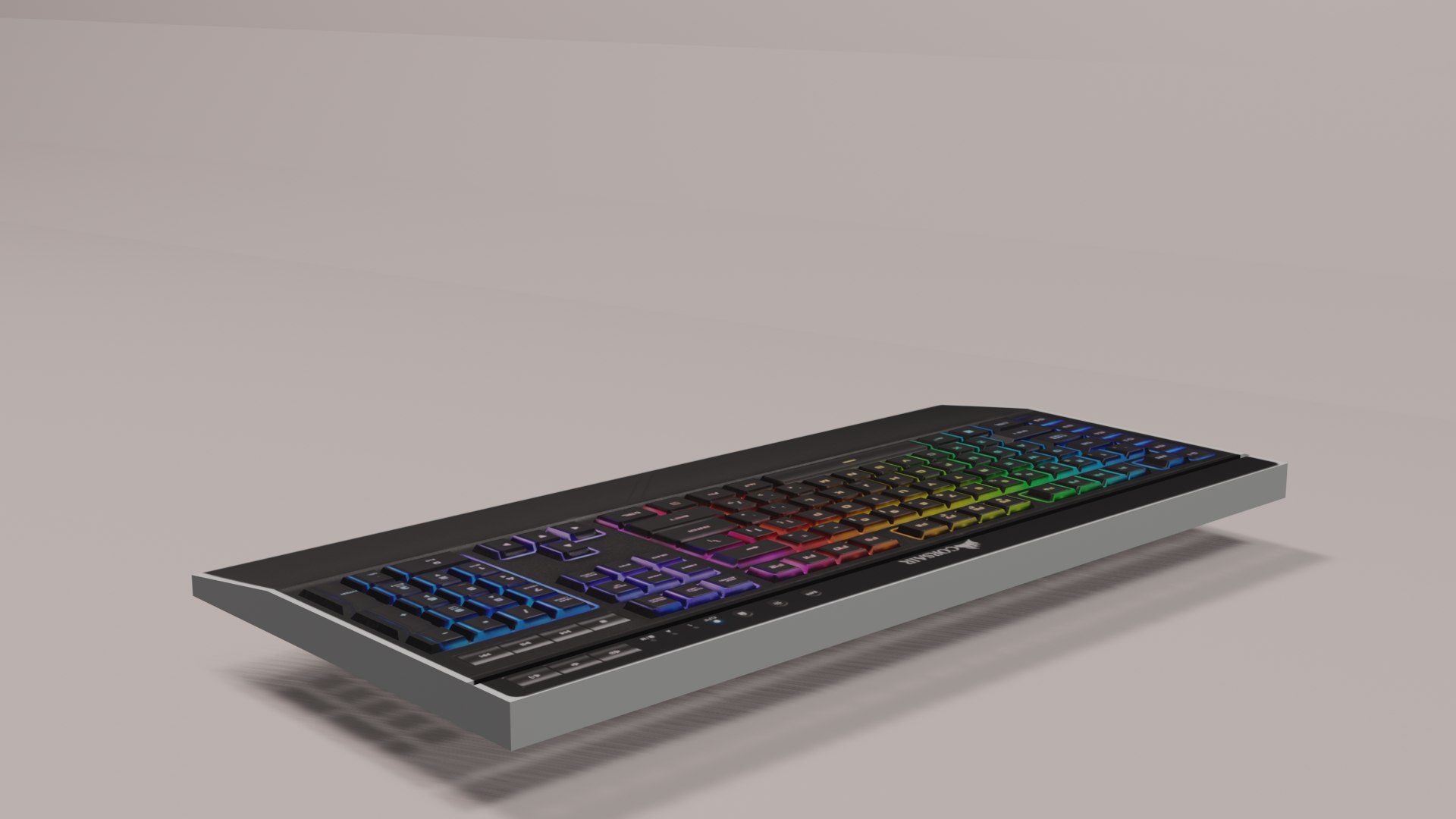 3D model gaming low-poly keyboard - TurboSquid 1712275