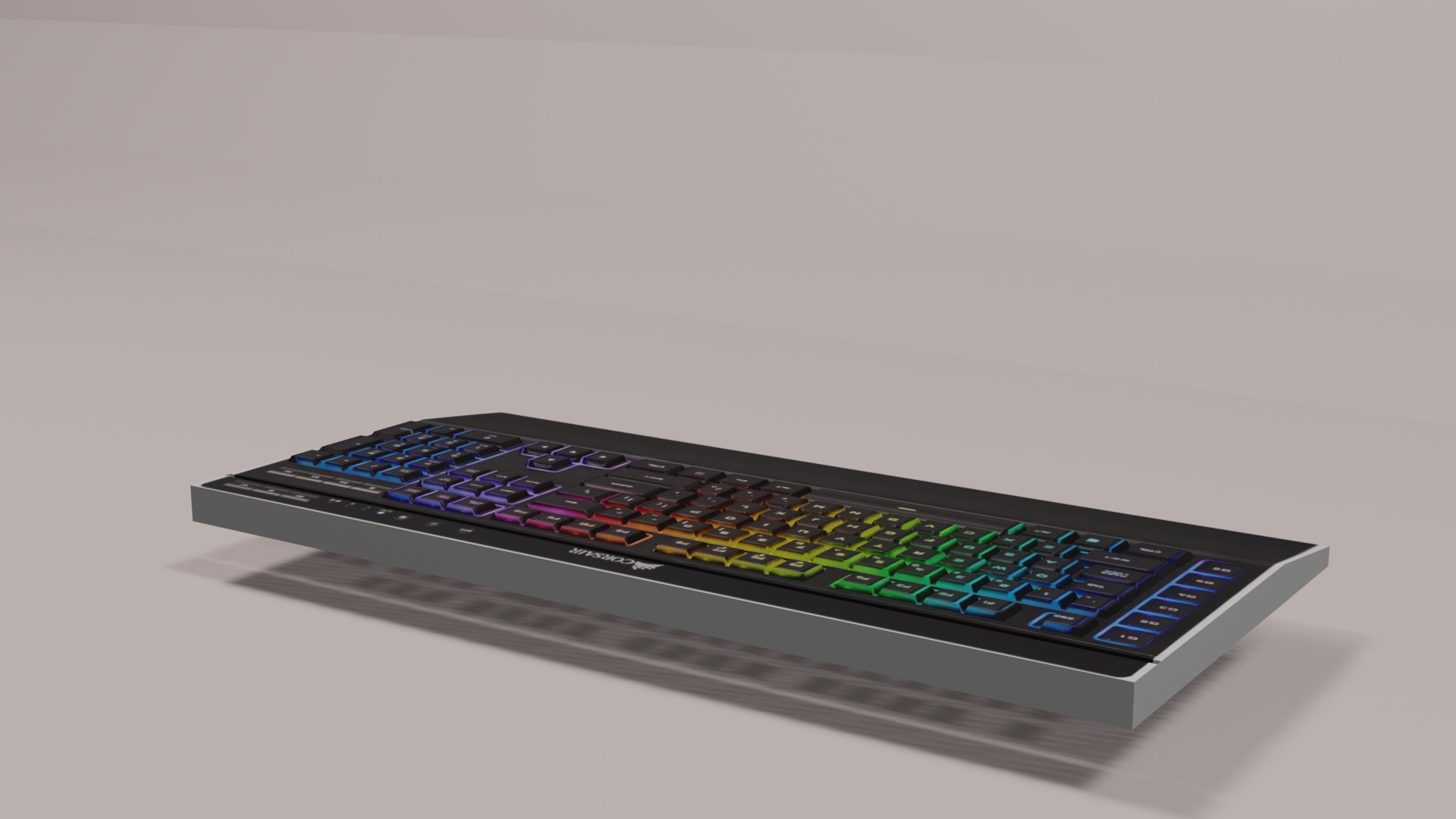 3D model gaming low-poly keyboard - TurboSquid 1712275