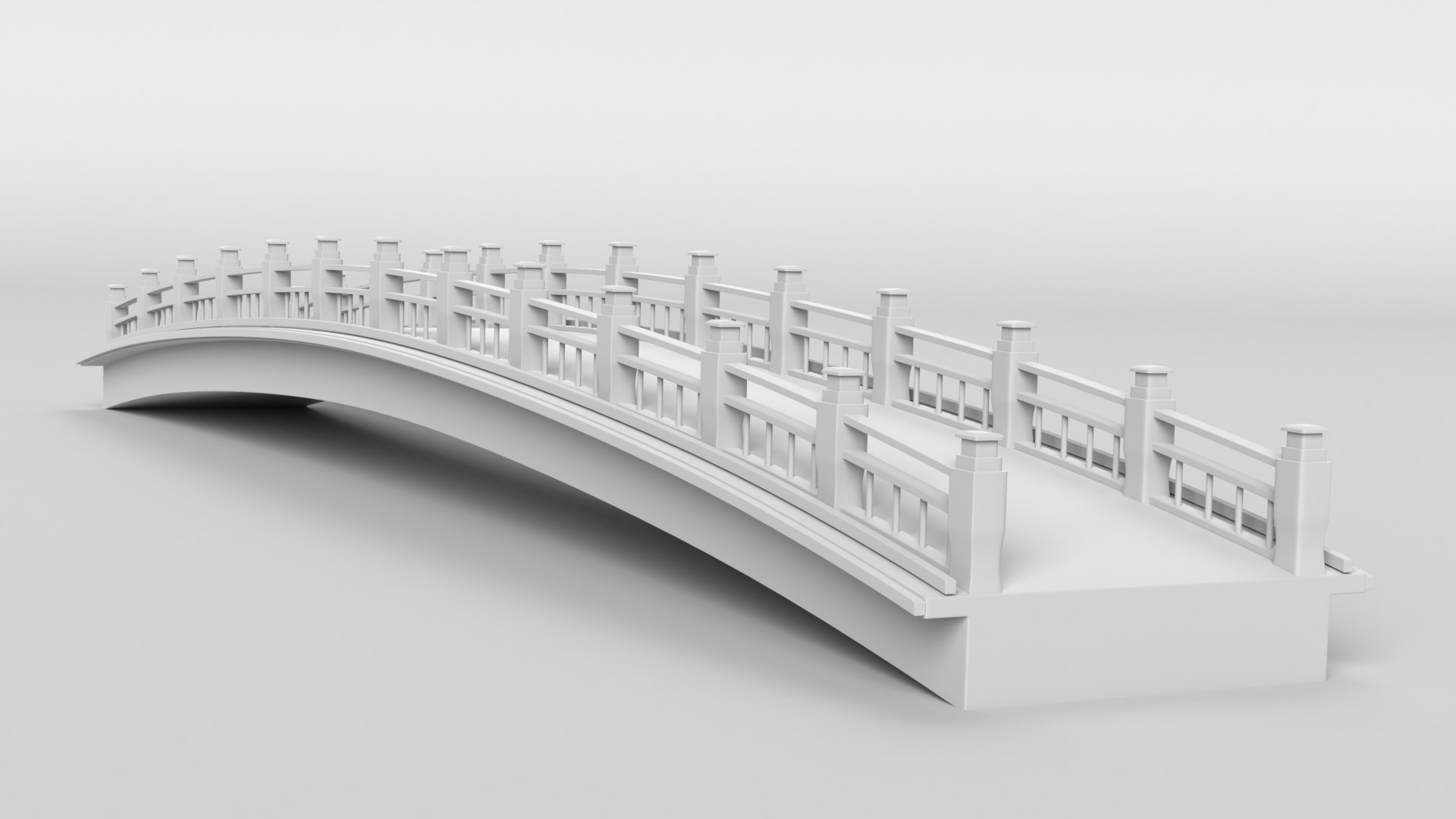 Road Bridge Model - TurboSquid 1601130