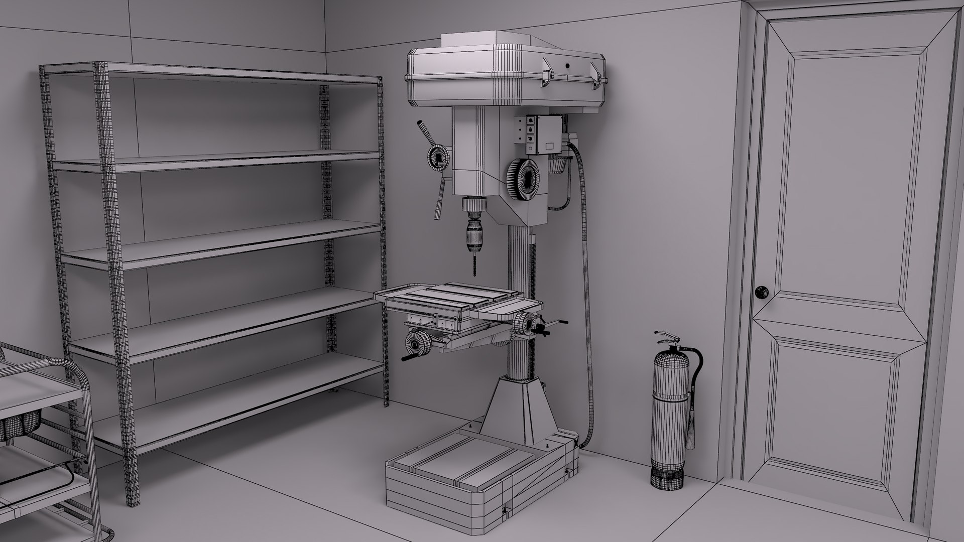 3D Workshop Interior Model - TurboSquid 1989418