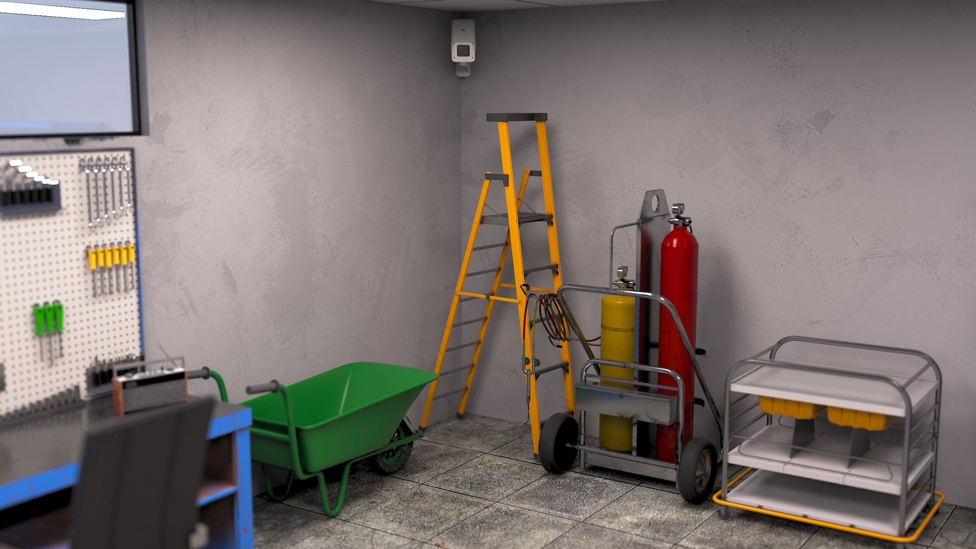 3D Workshop Interior Model - TurboSquid 1989418