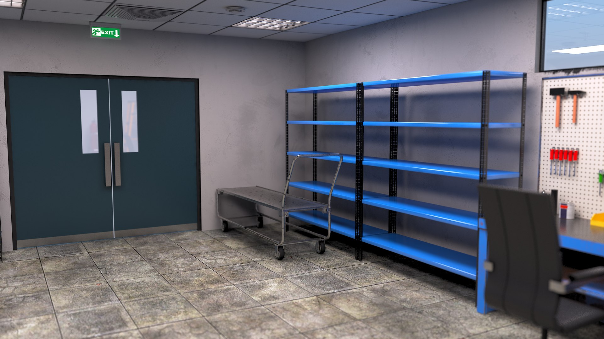 3D Workshop Interior Model - TurboSquid 1989418