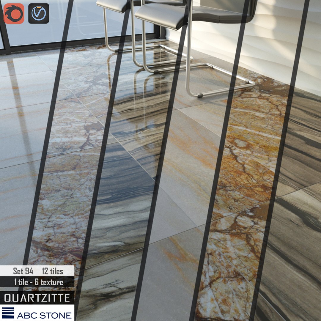 Tile abc stone set 3D - TurboSquid 1183941