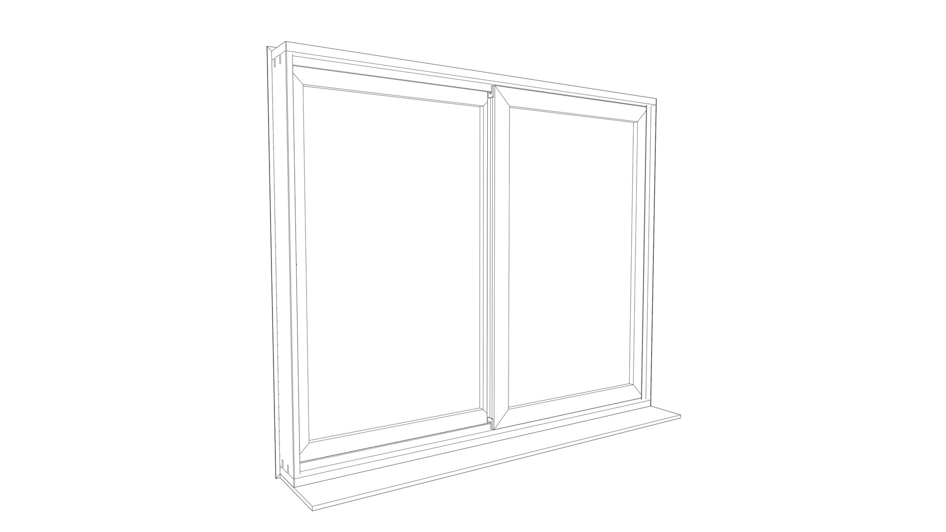 Free Rail Window Lowpoly 3D Model - TurboSquid 2304436