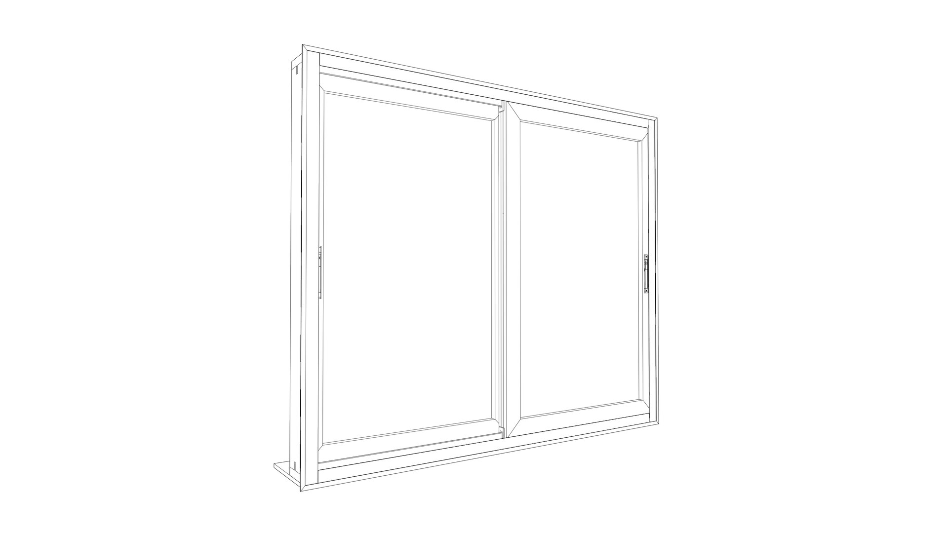 Free Rail Window Lowpoly 3D Model - TurboSquid 2304436