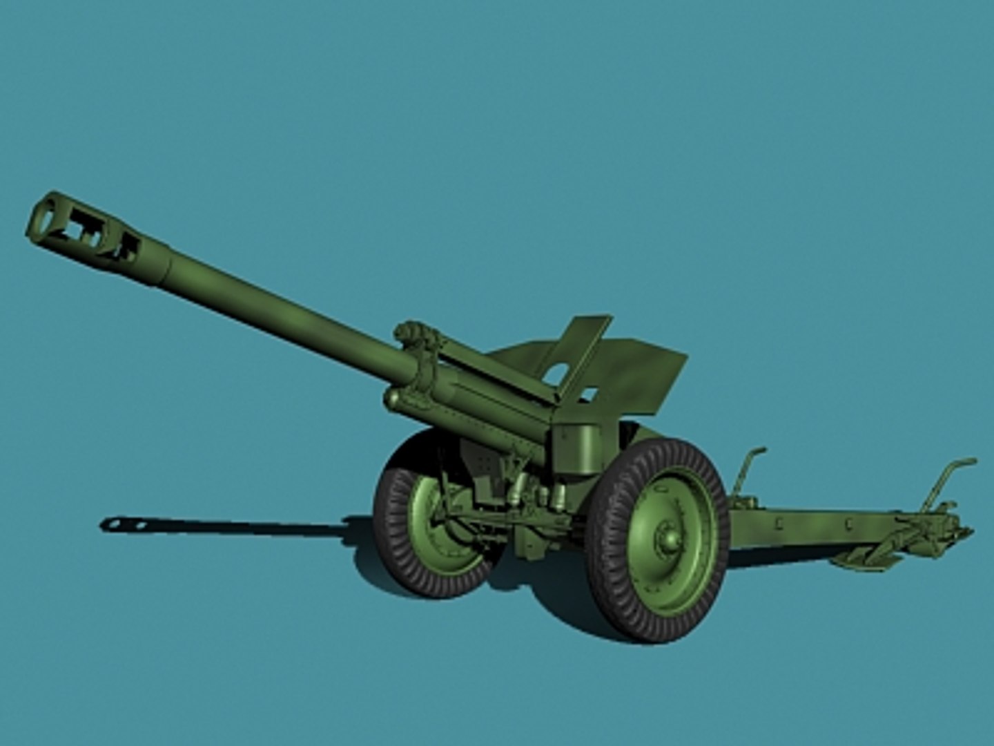 Soviet Howitzer Wwii 3d Max
