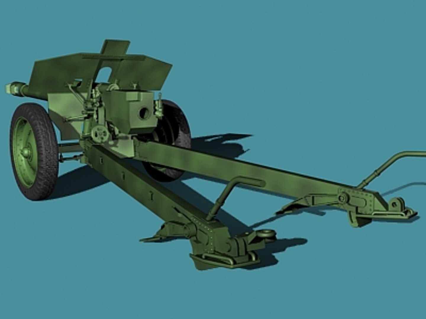 Soviet Howitzer Wwii 3d Max