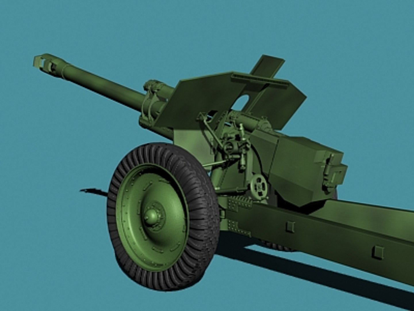 Soviet Howitzer Wwii 3d Max