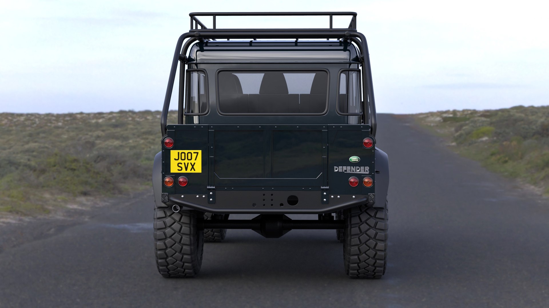 3D Land Rover Defender 110 Double Cabin Spectre - TurboSquid 2159256