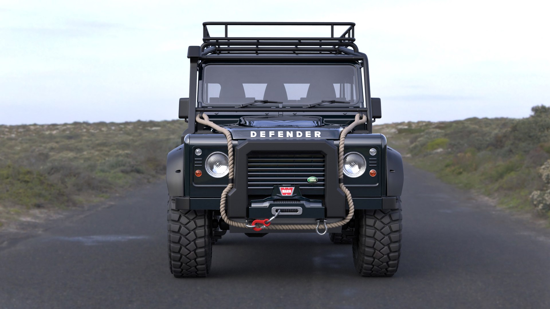 3D Land Rover Defender 110 Double Cabin Spectre - TurboSquid 2159256