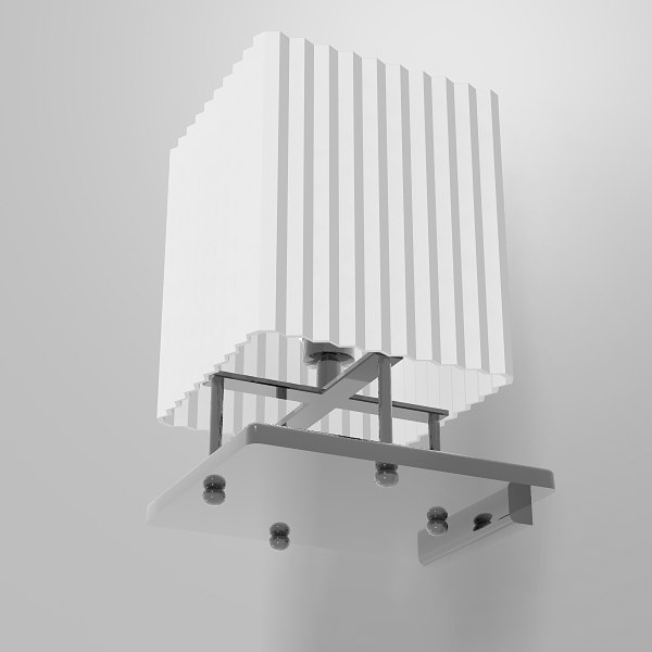 3d model of wall lamp
