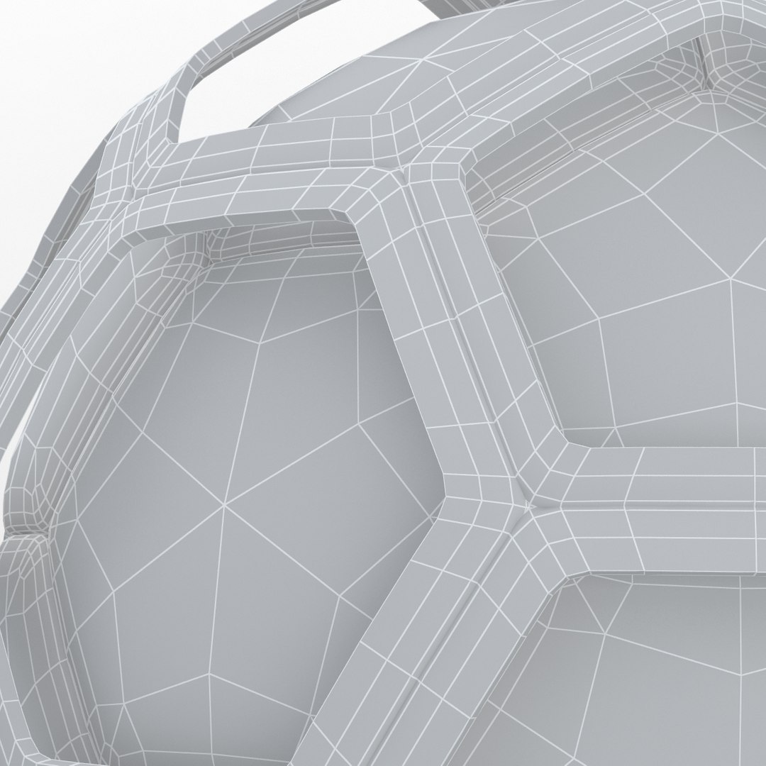 3d Model Soccer Ball White