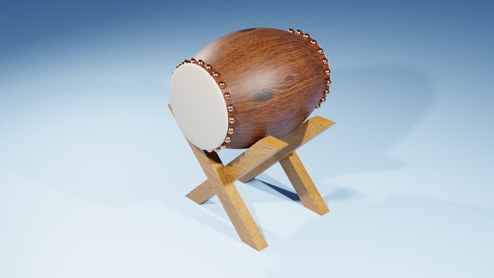 3D Big Celebratory Drums - TurboSquid 2375364