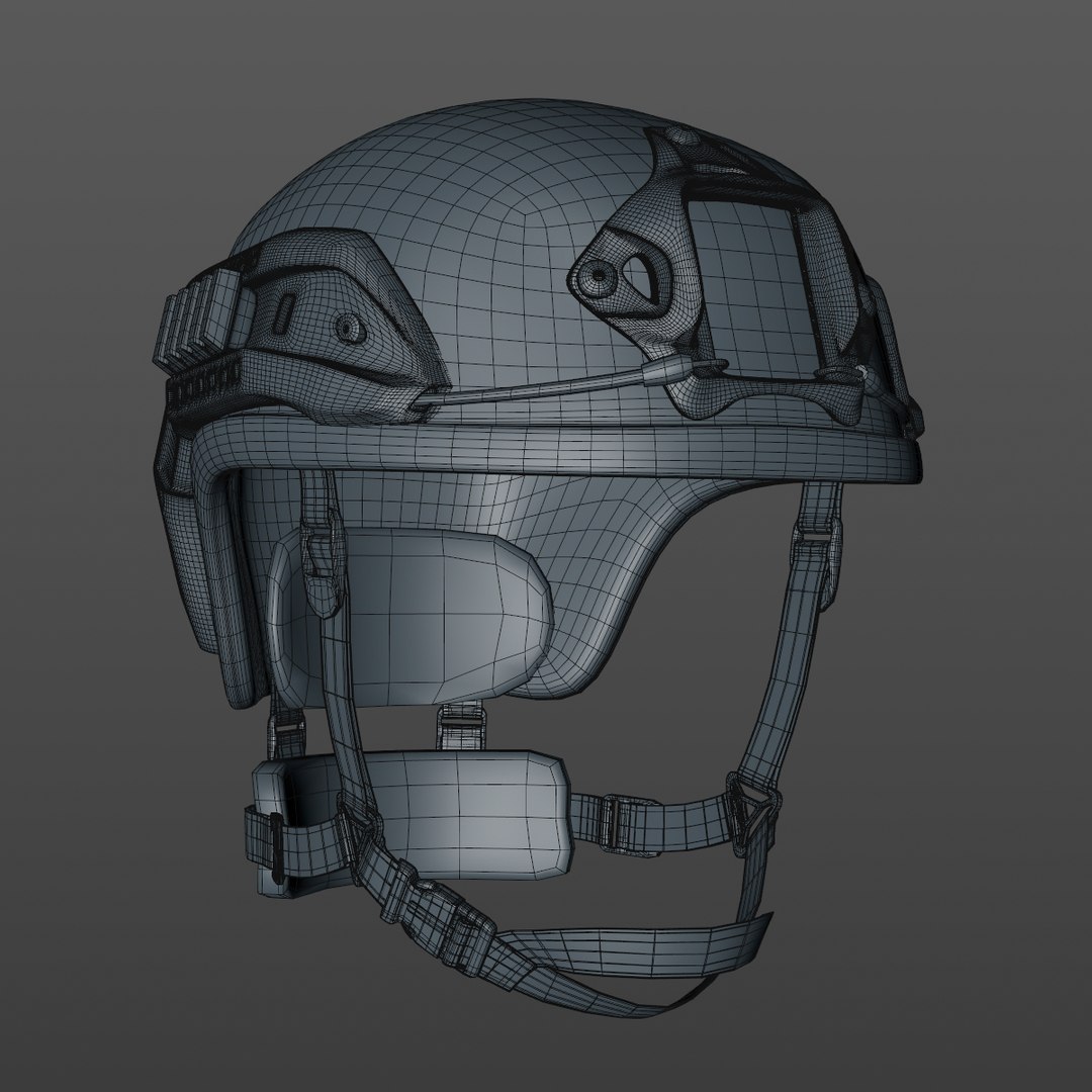 Tactical Helmet 3d C4d