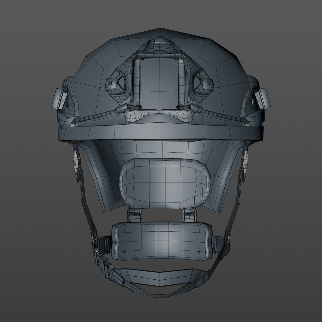 Tactical Helmet 3d C4d