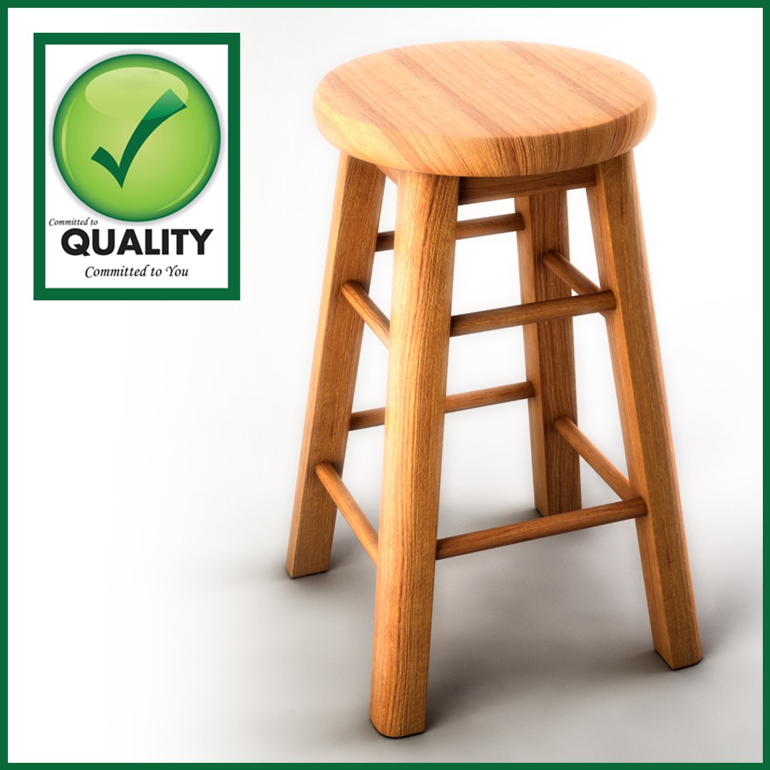 stool 3d obj