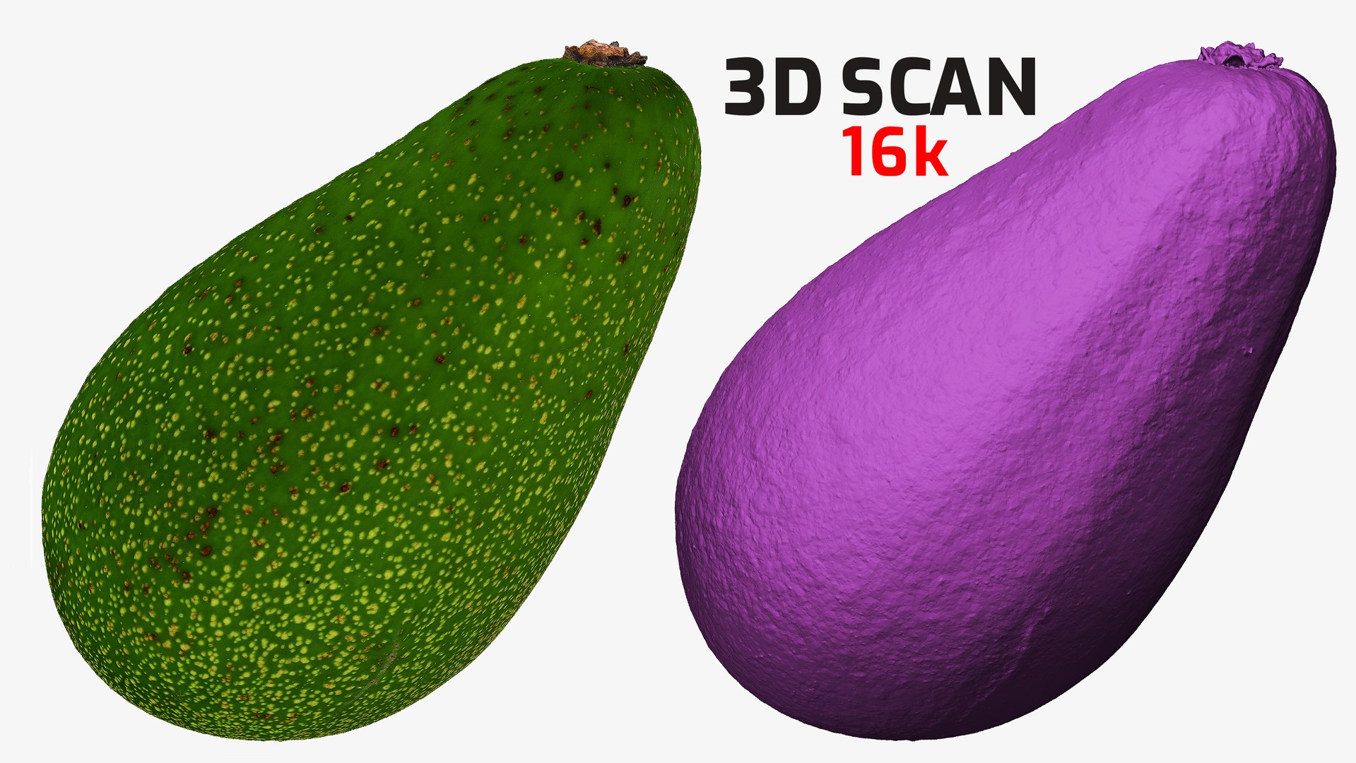 3D model AVOCADO CROSS-POLARIZED 3D SCAN LOW HIGH POLY 3D MODEL 24k 16k ...
