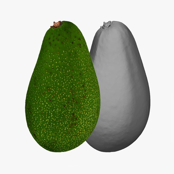 AVOCADO CROSS-POLARIZED 3D SCAN LOW HIGH POLY 3D MODEL 24k 16k 8k ...