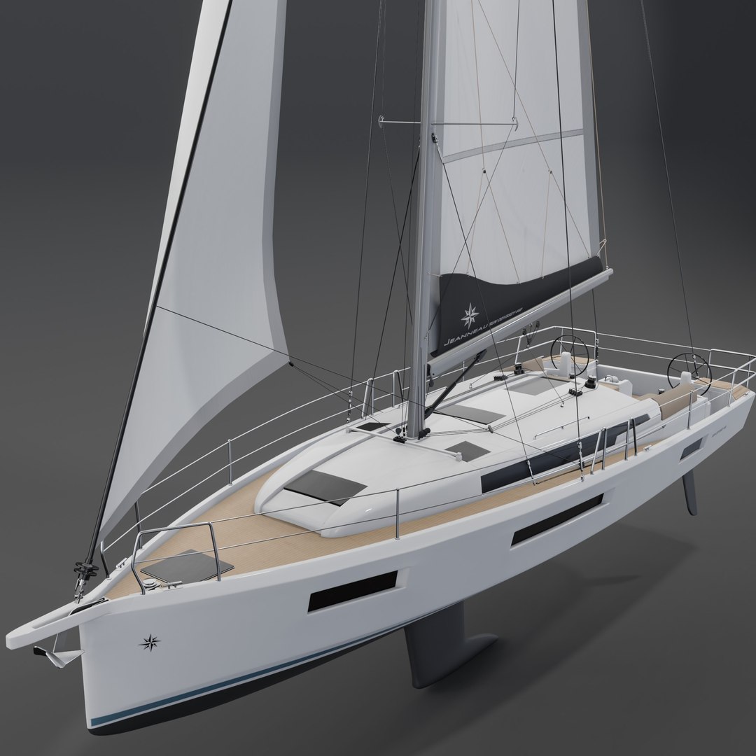 3D Model Jeanneau SUN ODYSSEY 440 3D Model - TurboSquid 2180199