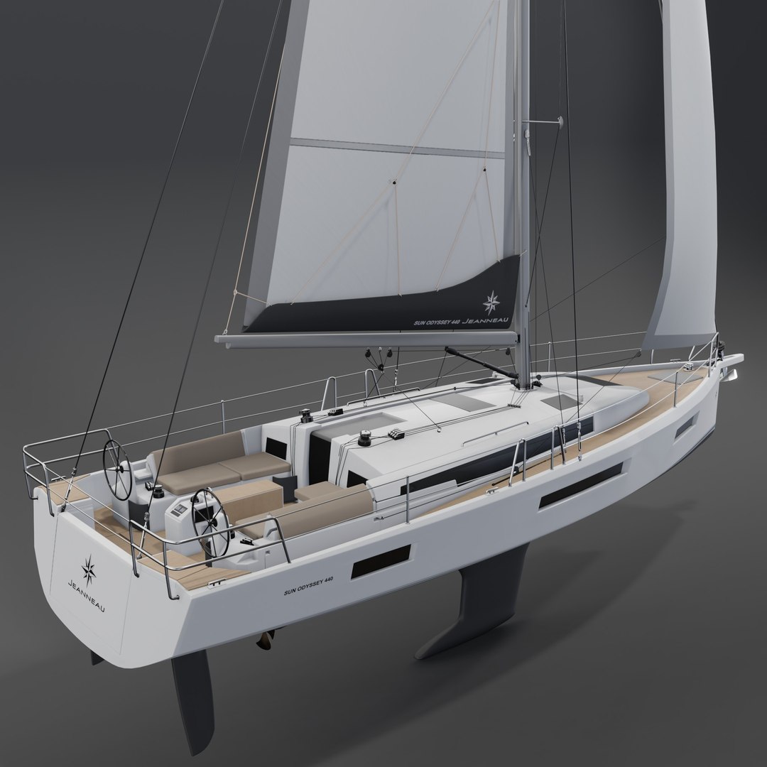 3D Model Jeanneau SUN ODYSSEY 440 3D Model - TurboSquid 2180199