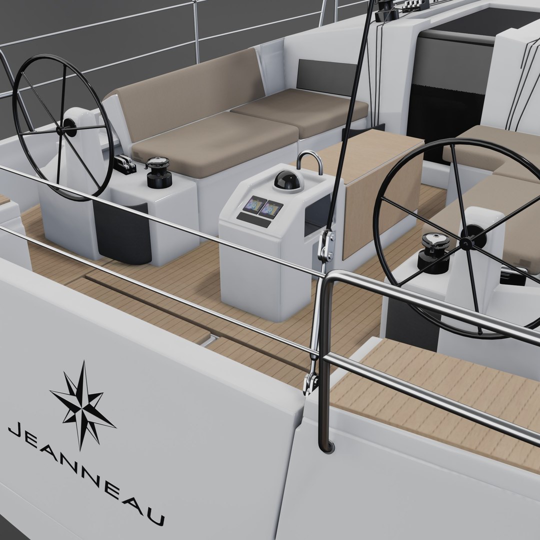 3D Model Jeanneau SUN ODYSSEY 440 3D Model - TurboSquid 2180199