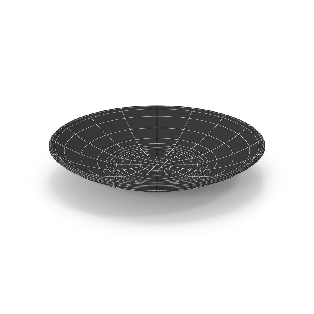 3D Red Dish Model - TurboSquid 1896910