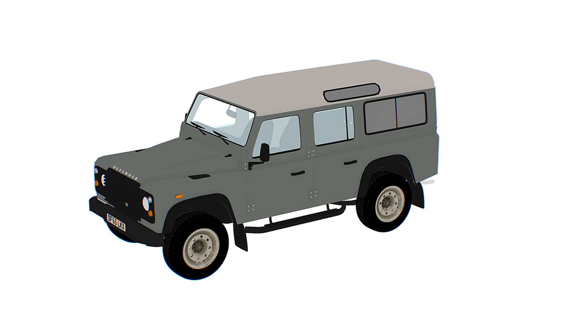 3D Land Rover Defender 110 Model - TurboSquid 2224088