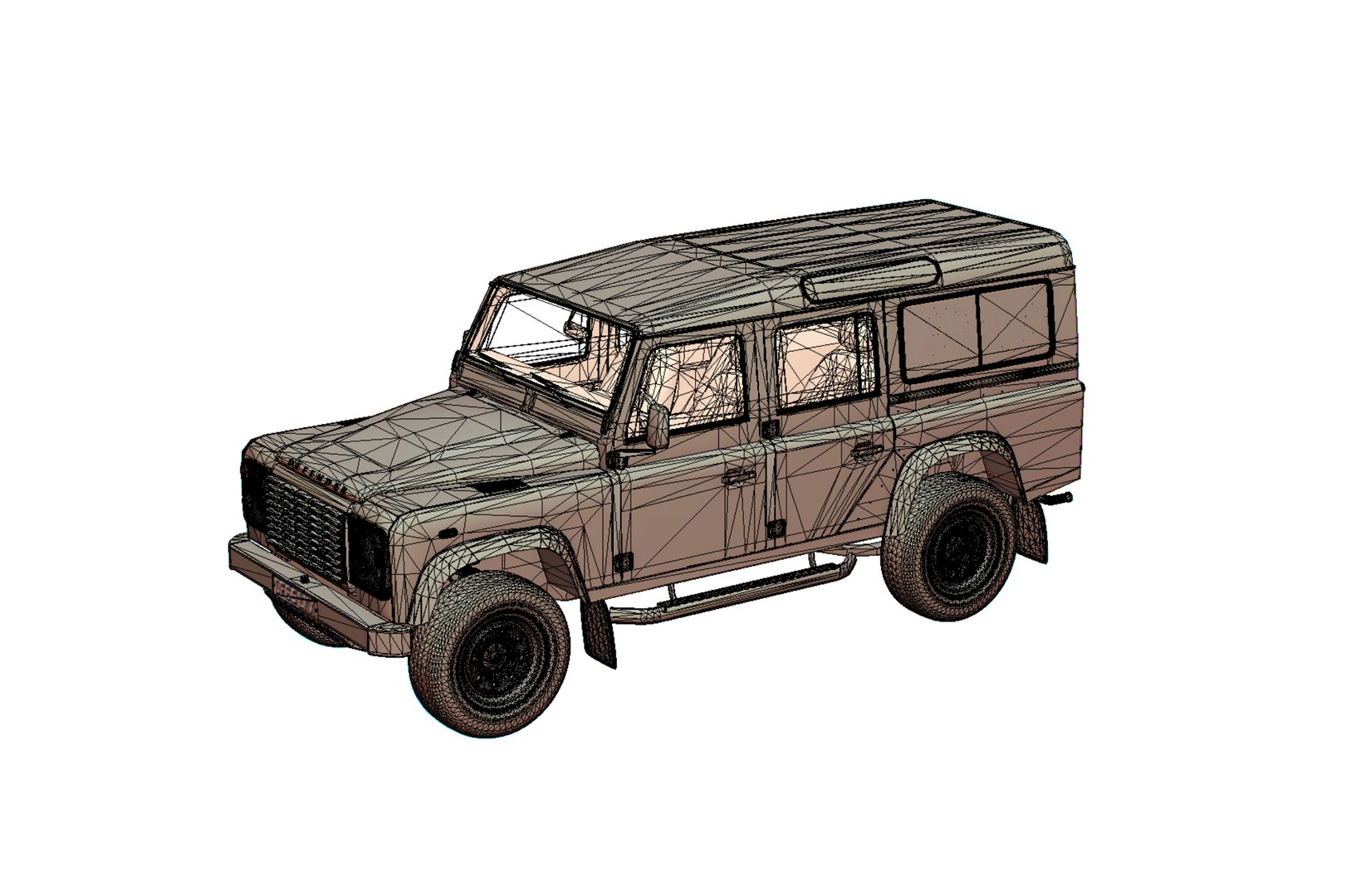 3D Land Rover Defender 110 Model - TurboSquid 2224088