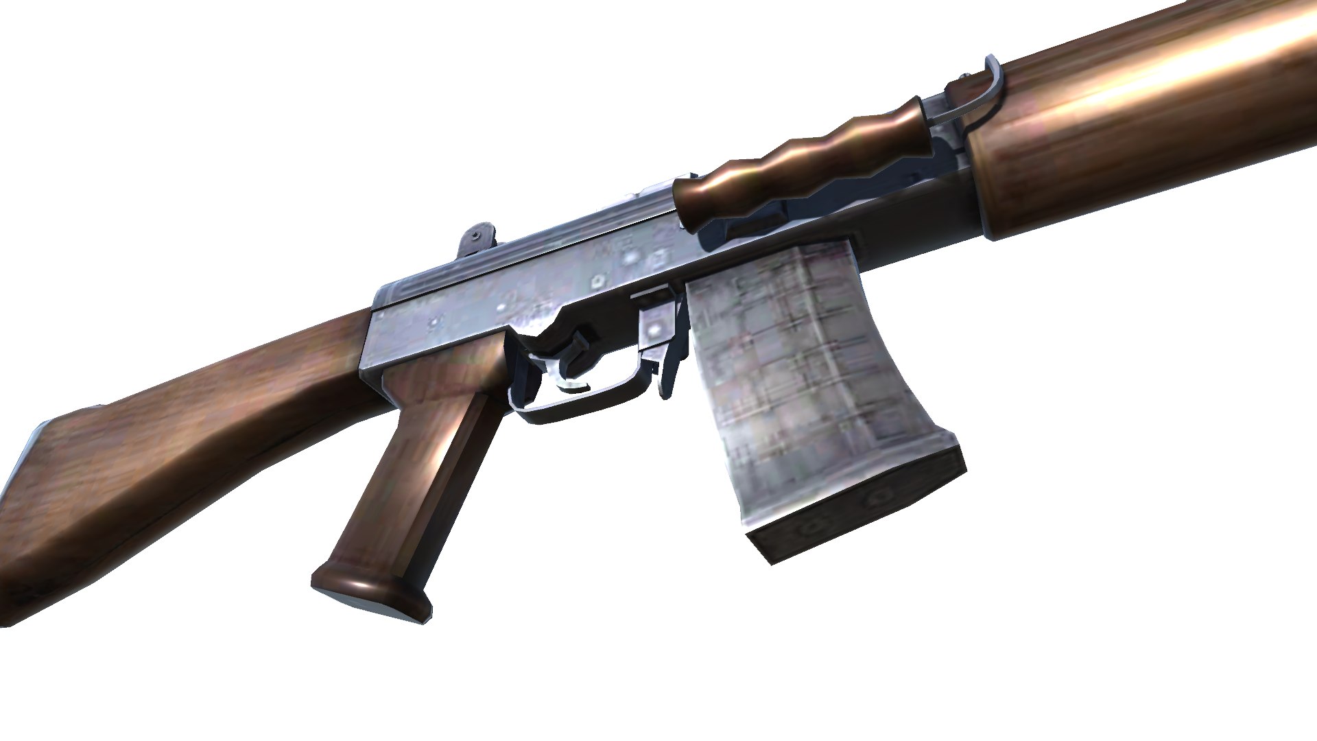 3D 07-insas-rifle-gun Model 3d Game Ready Model Low-poly 3D Model ...