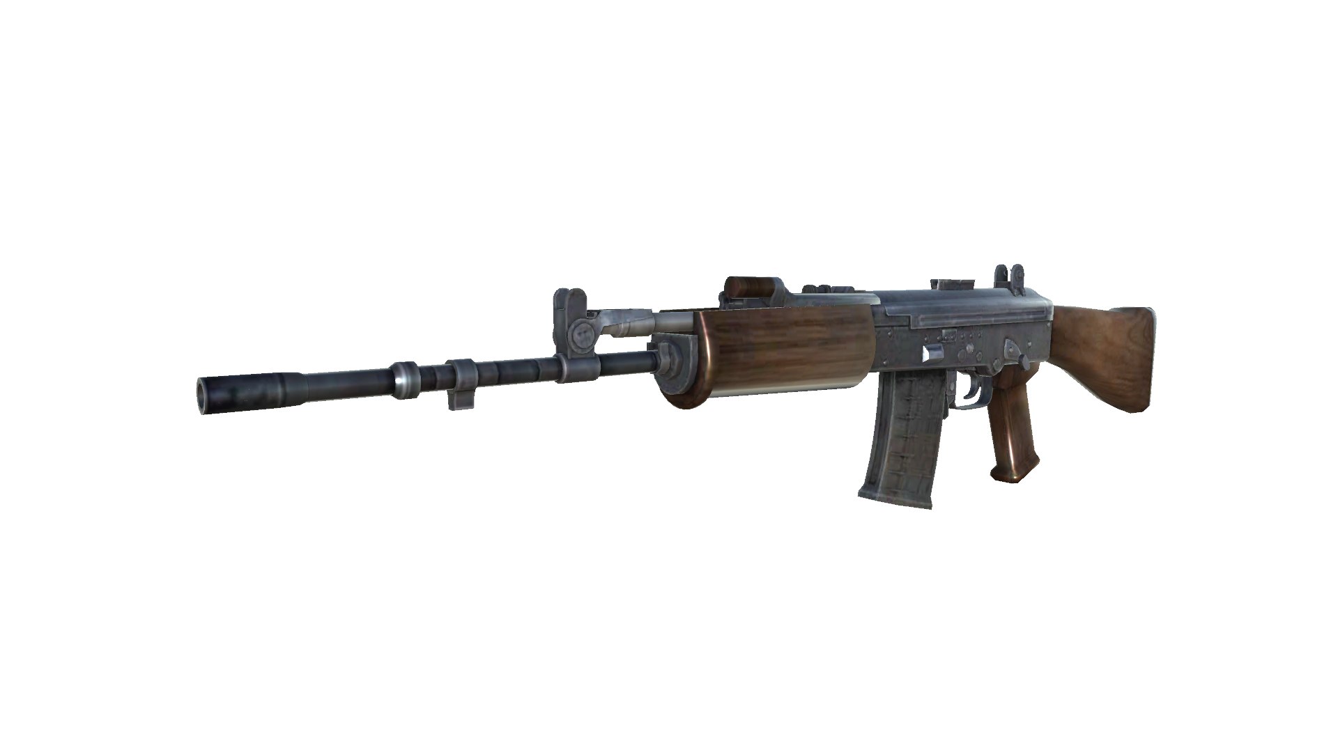 3D 07-insas-rifle-gun Model 3d Game Ready Model Low-poly 3D Model ...