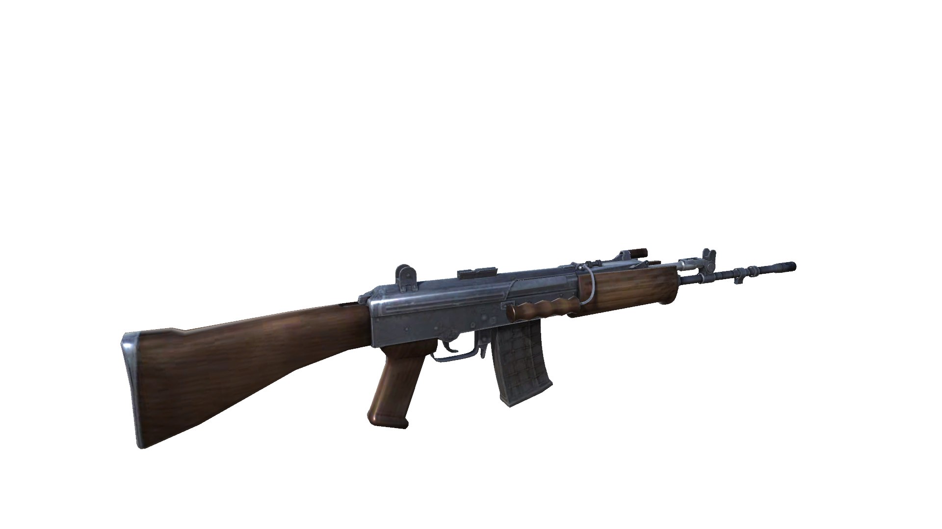3D 07-insas-rifle-gun Model 3d Game Ready Model Low-poly 3D Model ...