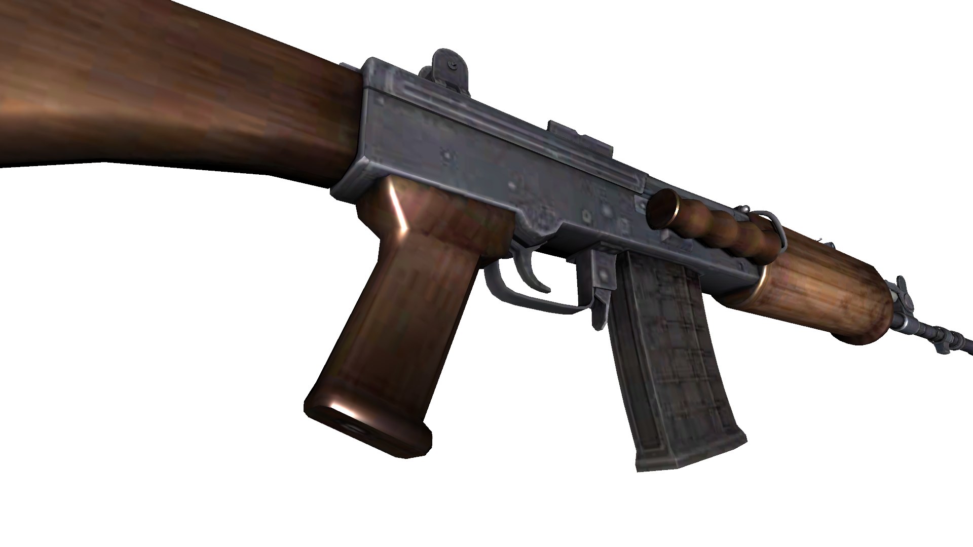 3D 07-insas-rifle-gun Model 3d Game Ready Model Low-poly 3D Model ...