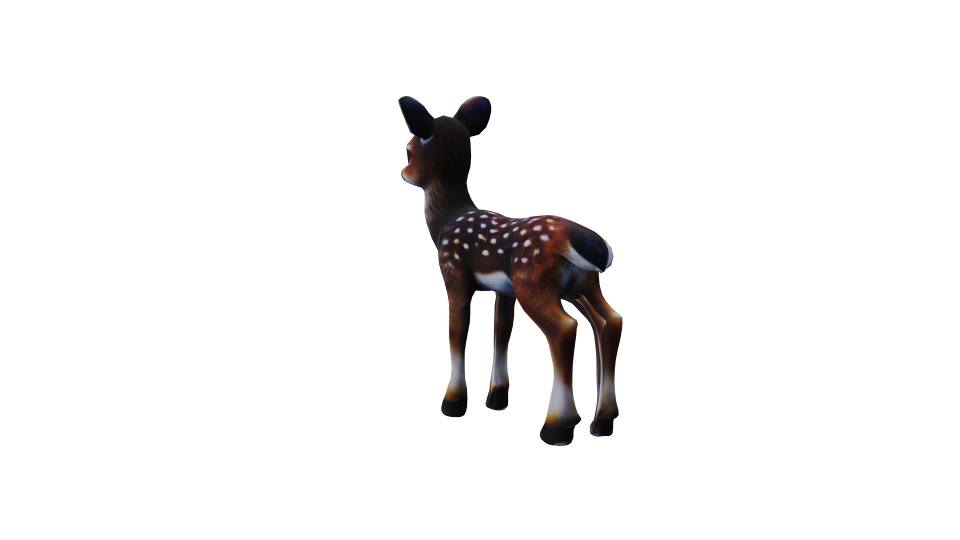 Fawn Low Poly 3D Model - TurboSquid 2208005