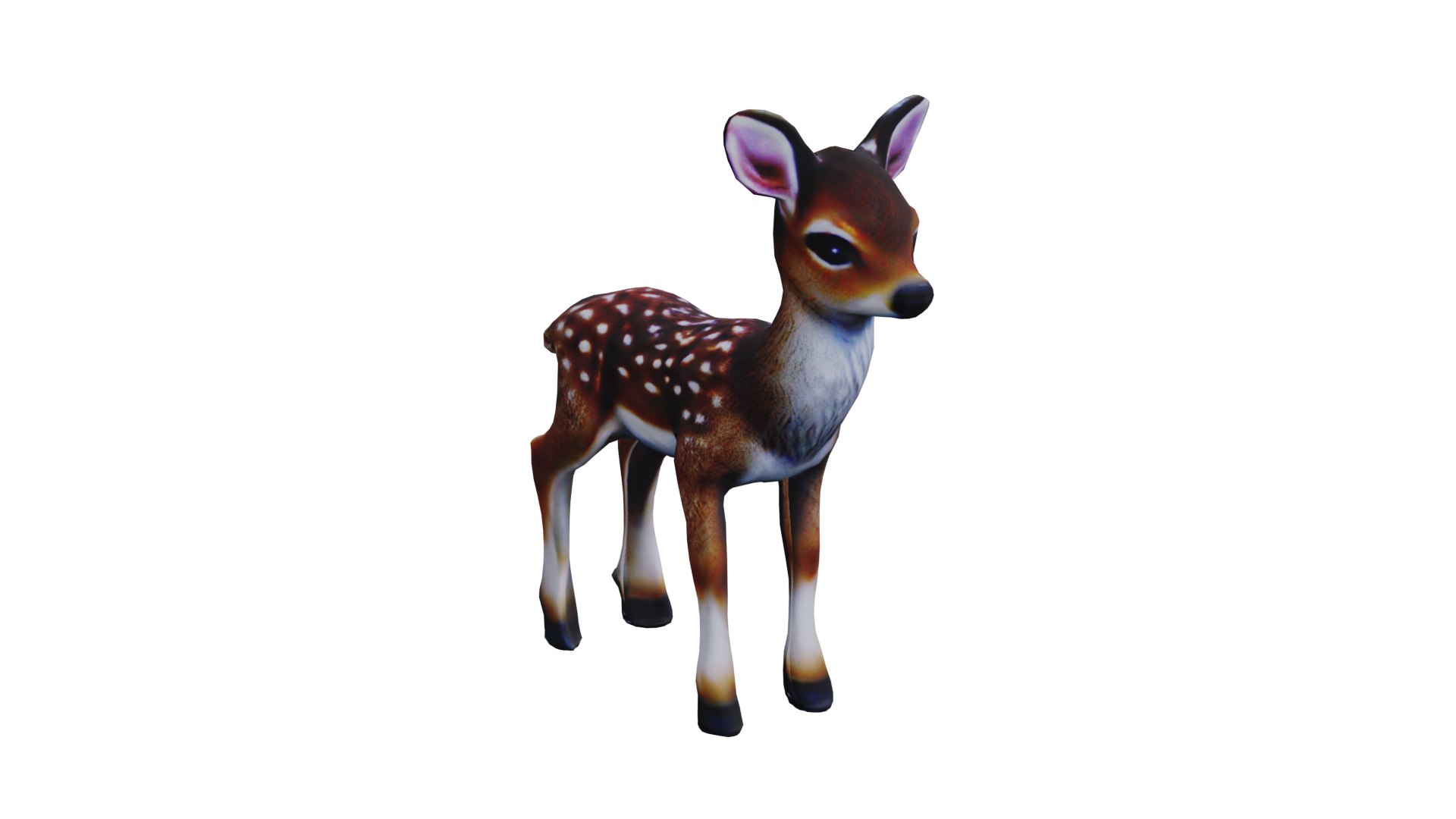 Fawn Low Poly 3D Model - TurboSquid 2208005