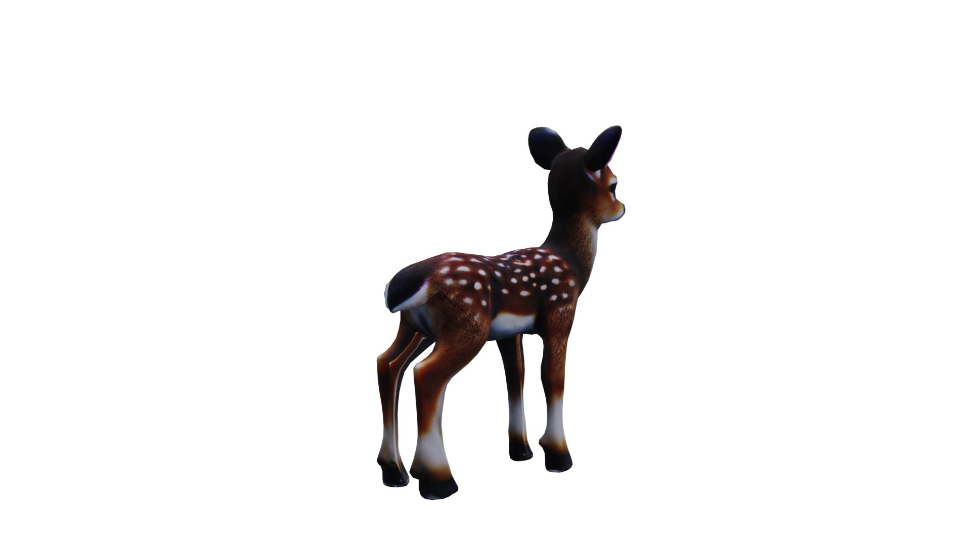 Fawn Low Poly 3D Model - TurboSquid 2208005