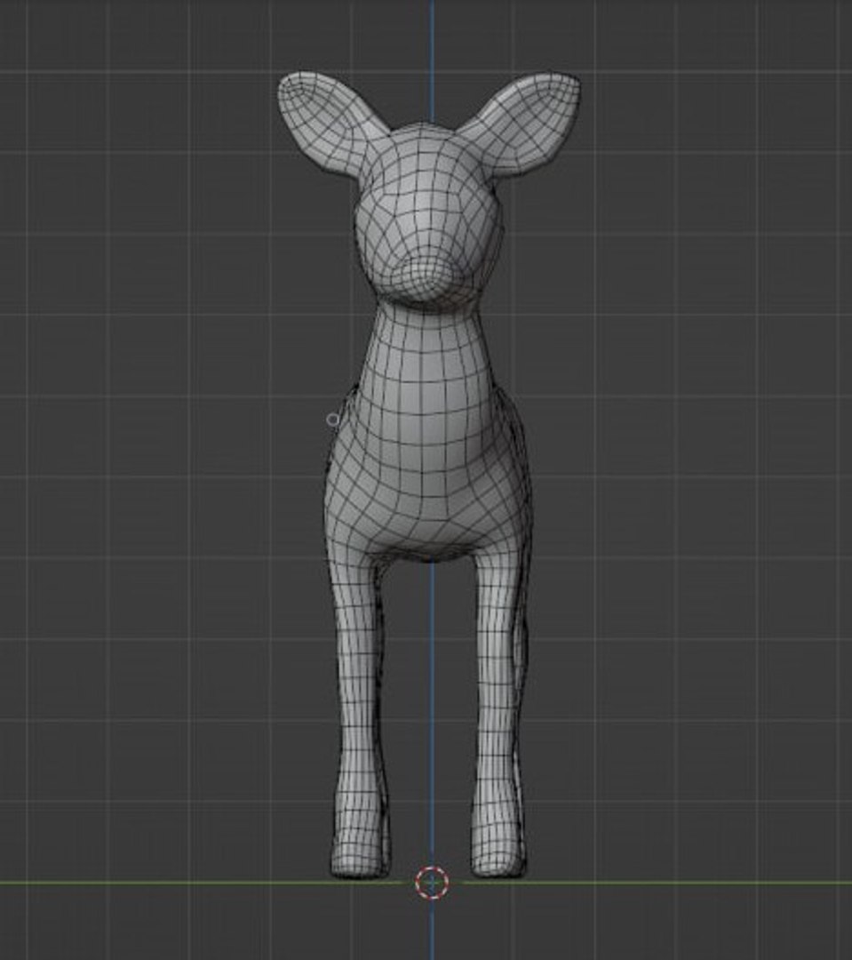 Fawn Low Poly 3D Model - TurboSquid 2208005