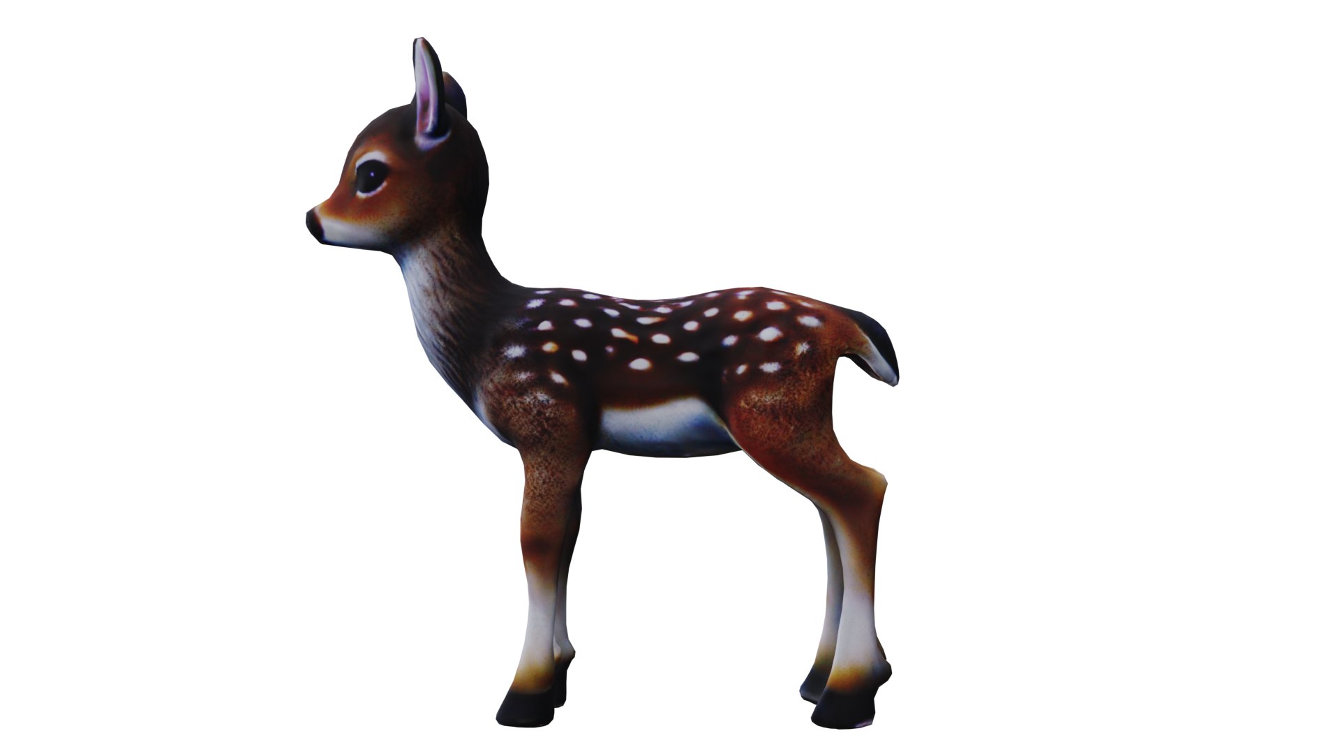 Fawn Low Poly 3D Model - TurboSquid 2208005
