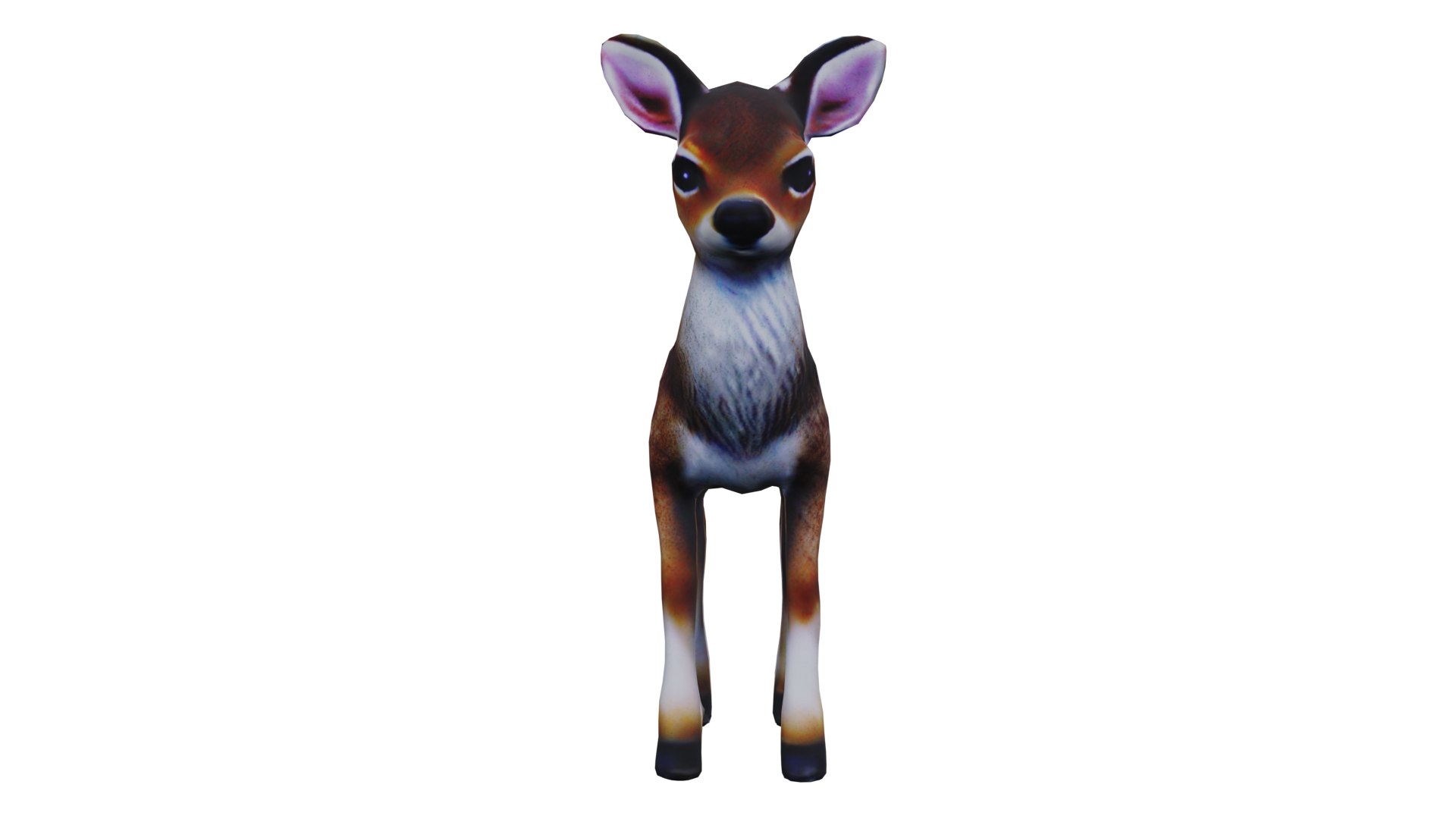 Fawn Low Poly 3D Model - TurboSquid 2208005