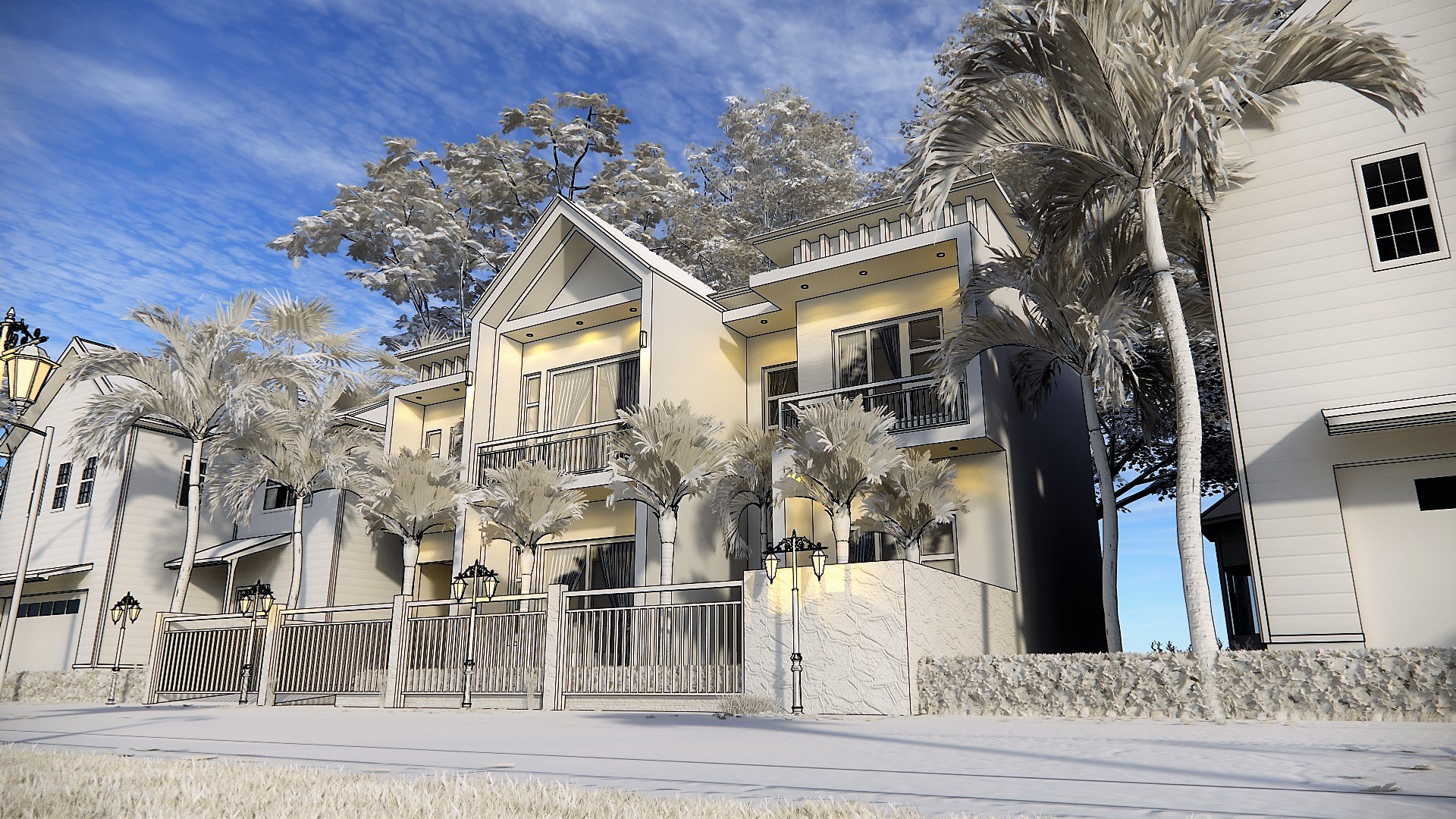 3D MODERN HOUSE SARACA ASOCA Model - TurboSquid 2061374