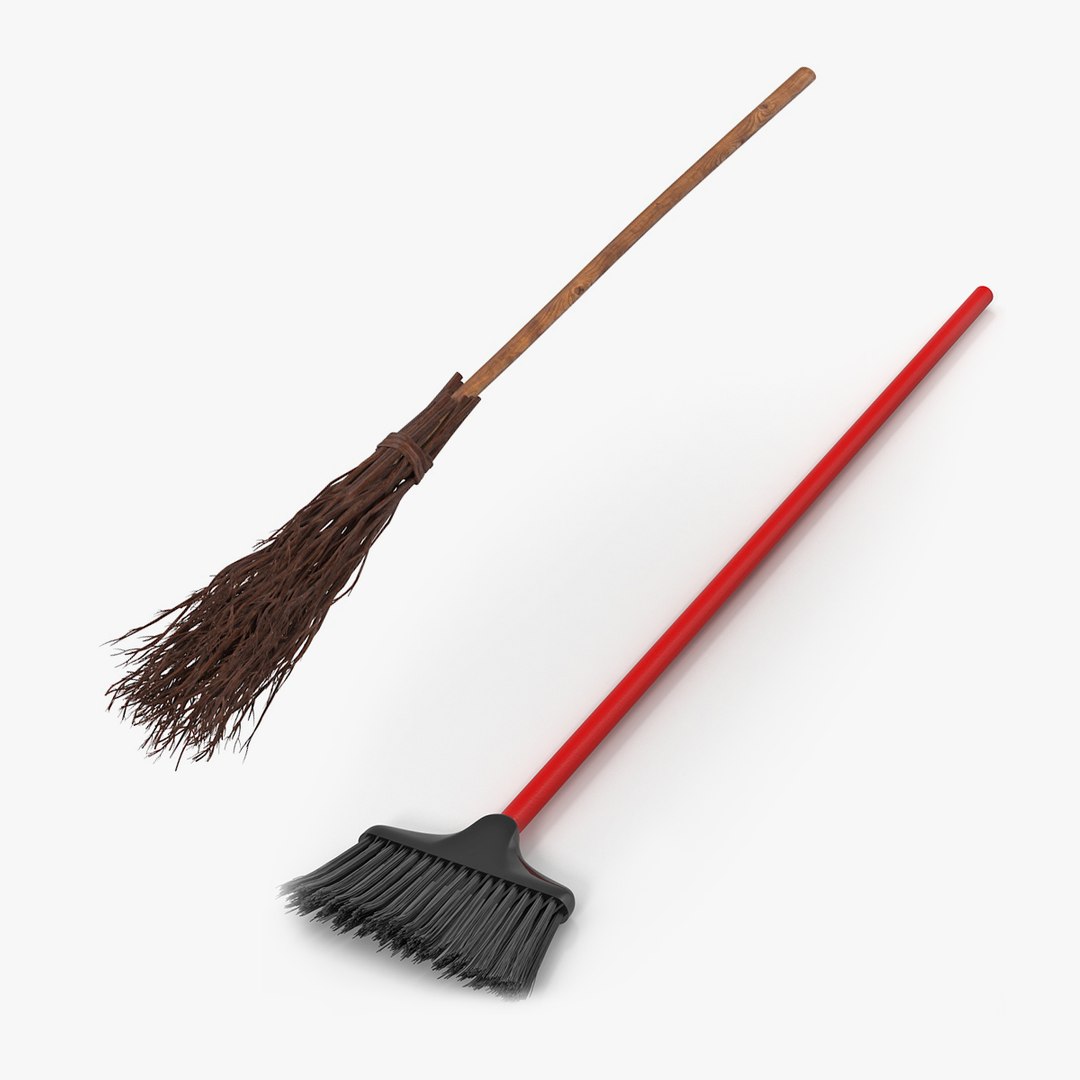 3D Model Brooms Witch Halloween - TurboSquid 1459659